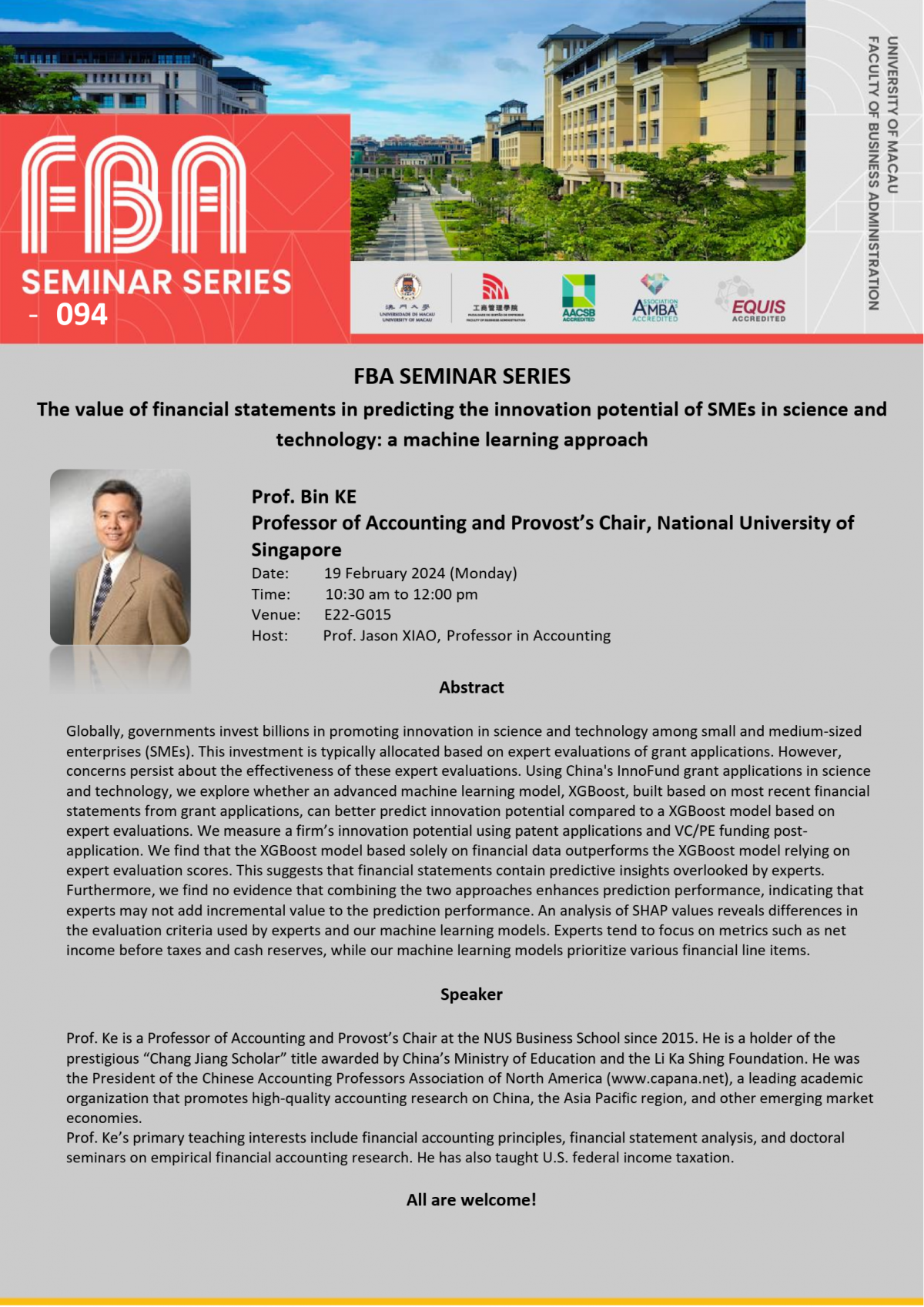 Home - Faculty of Business Administration | University of Macau