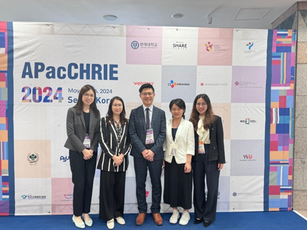 Faculty and students of the Department of Integrated Resort and Tourism ...